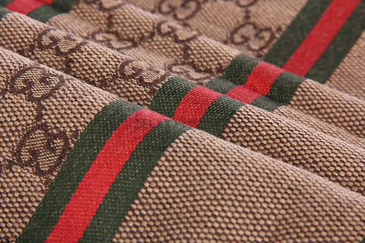 【GUCCI古驰 围巾】GUCCI(古驰) 浅咖色底红绿条纹围巾35×180【正品 价格 图片】 - 寺库网