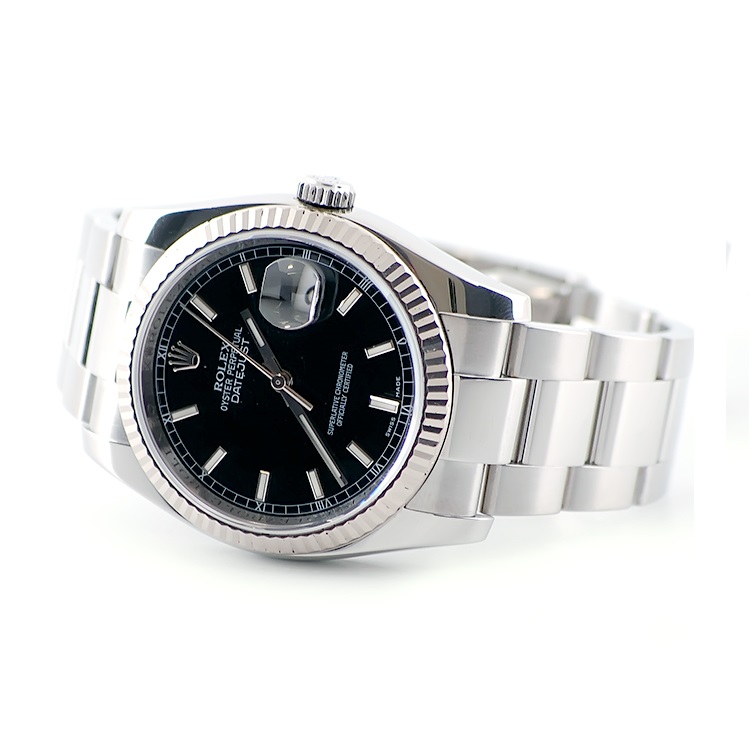 【ROLEX劳力士 日志型系列】ROLEX劳力士日志型系列男士机械腕表 116234-72600黑盘【正品 价格 图片】 - 寺库网